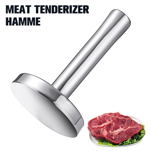 Meat Pounder Flattener Food Grade Stainless Steel Kitchen Meat Mallet ...