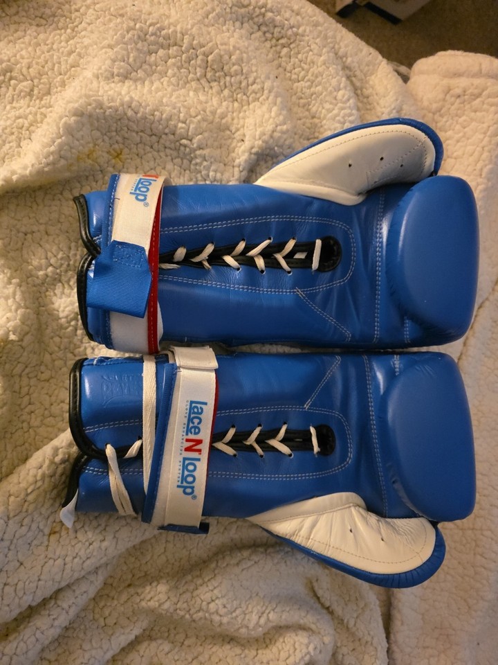 Cleto Reyes Traditional 18oz.Training Gloves-Electric Blue & White | eBay