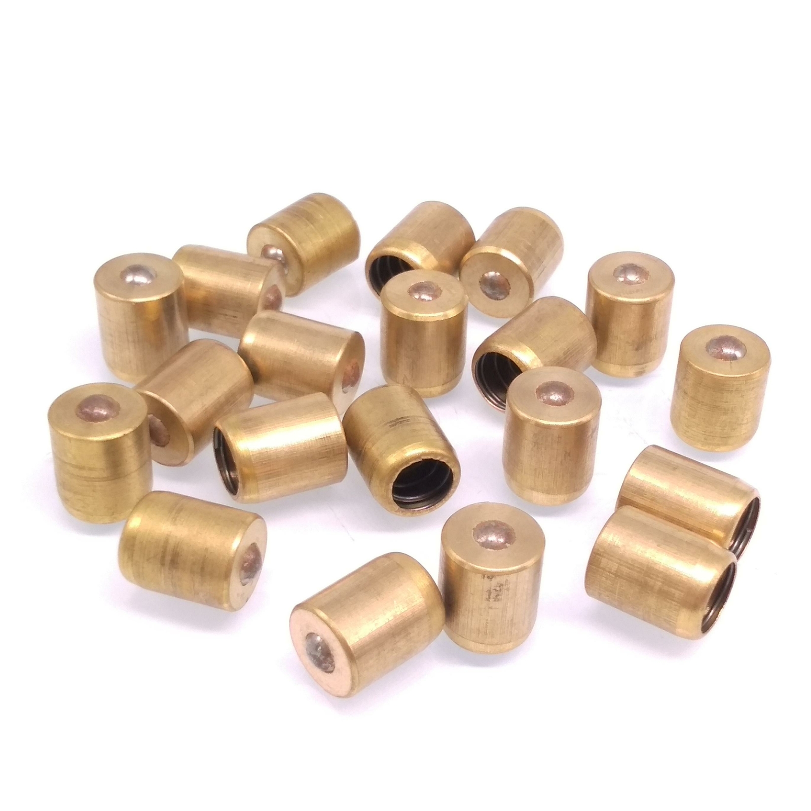 20pcs M10 x 12mm Copper Press In Fit Ball Type Oil Cup Oiler Lathe ...