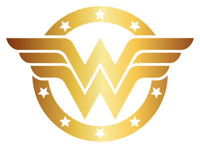 Wonder Woman Costume Shield Emblem Vinyl Decal sticker Wonder Shield ...