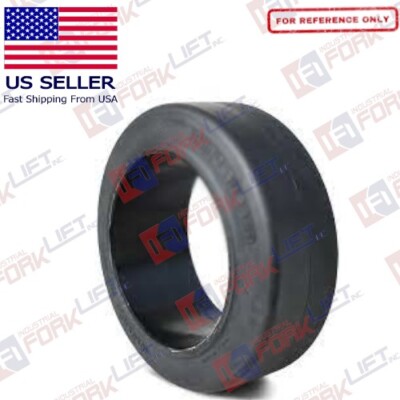 21x7x15 Forklift Press On Tire Globestar Black Smooth | eBay