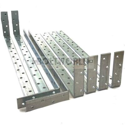 10 x HEAVY DUTY BENT RESTRAINT STRAPS 4mm THICK FOR ROOF TRUSSES ...