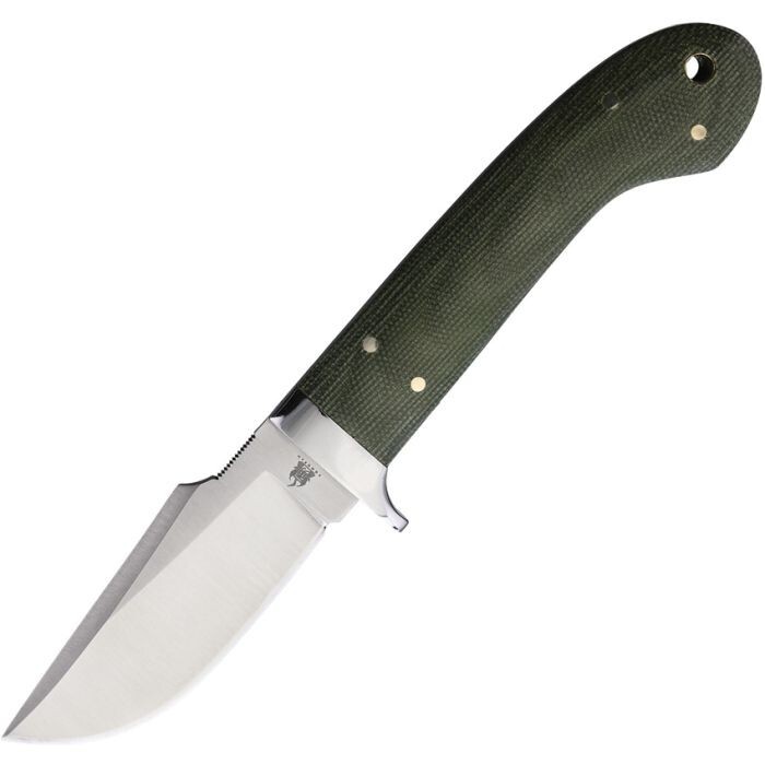 Komoran Fixed Blade Hunter Knife 5mm Full Tang 7Cr17MoV Green Micarta ...