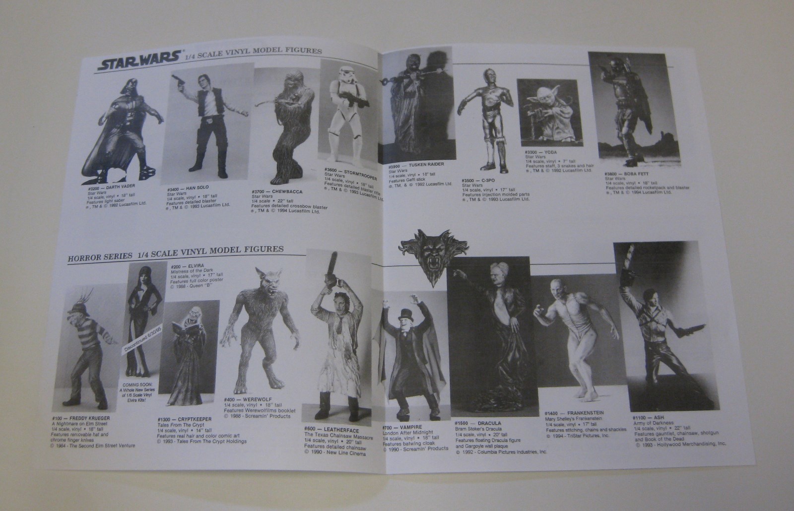 1995 SCREAMIN' Model Catalog - 2 page sheet - Dealer Promo | eBay