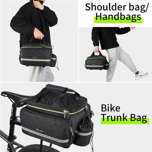 WEST BIKING Waterproof Bike Pannier MTB Bicycle Rack Pack Carrier Bag ...