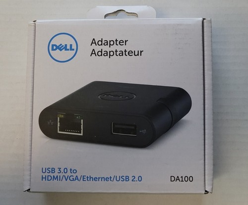 Dell DA100 Universal USB 3.0 to HDMI/VGA/Ethernet/USB 2.0 Adapter for ...