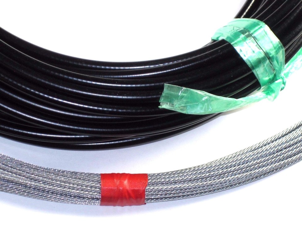 Bulk 50' Roll Throttle Control Cable Teflon Casing & 100' Inner Wire ...