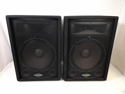 Phonic SEM715 15 Inch 2 Way Stage Floor Monitor Passive PA Speakers ...