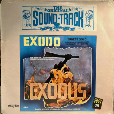 EXODUS (EXODO) Soundtrack - Ernest Gold - 12" Vinyl LP -FACTORY SEALED ...