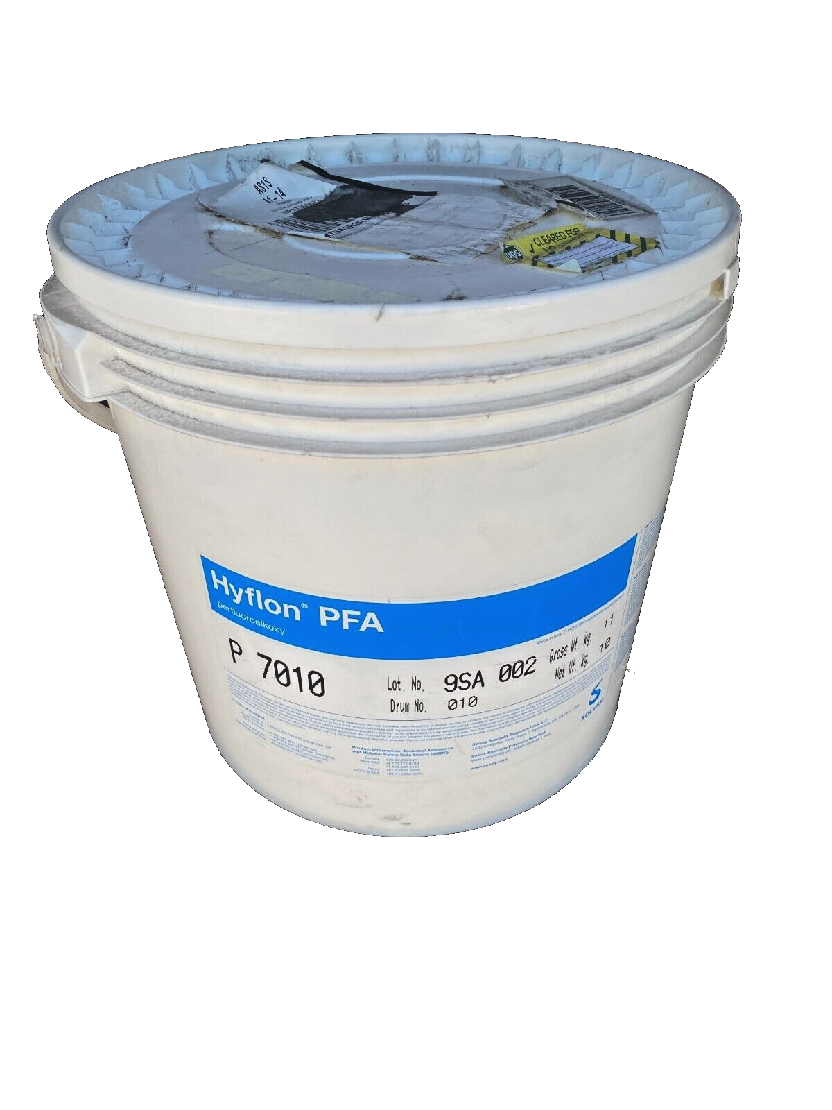 Solvay Hyflon PFA 10 Kg new. | eBay