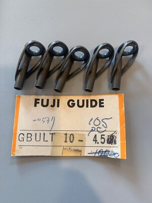 5 Pieces Fuji Rod Tip Guides Gunmetal Grey | eBay