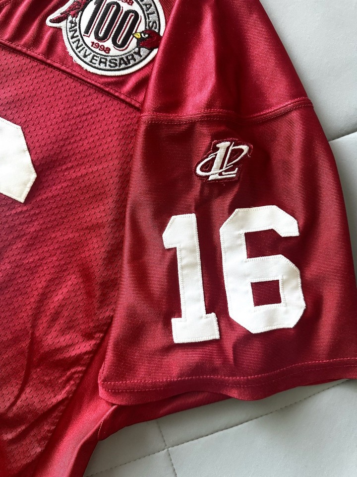 Jake Plummer Authentic NFL Logo Athletic Pro Line Arizona Cardinals ...