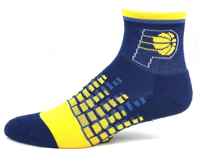 Indiana Pacers Basketball Yellow & Navy Digi Square Quarter Socks | eBay