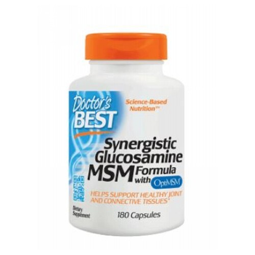 Synergistic Glucosamine MSM Formula With OptiMSM 180 Capsules By ...