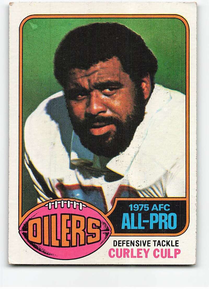 1976 Topps #40 Curley Culp EX Excellent Oilers AP 116156 | eBay