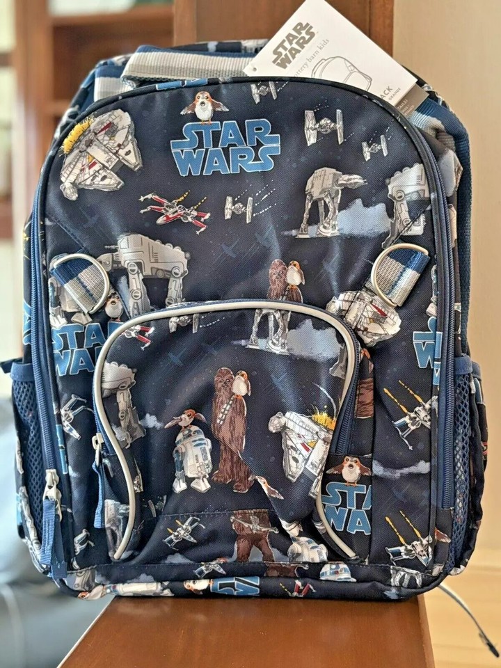 Disney School Pottery barn STAR WARS BACKPACK Solo+Lunch Box Bag Jedi ...