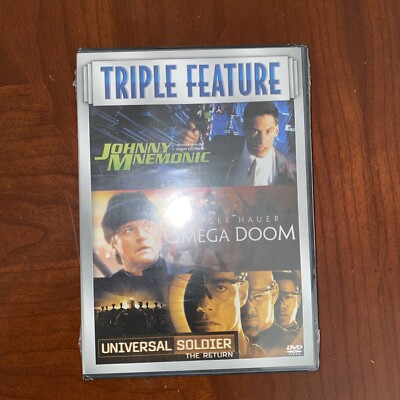 Omega Doom/Johnny Mnemonic/Universal Soldier: The Return New 3 DVD ...