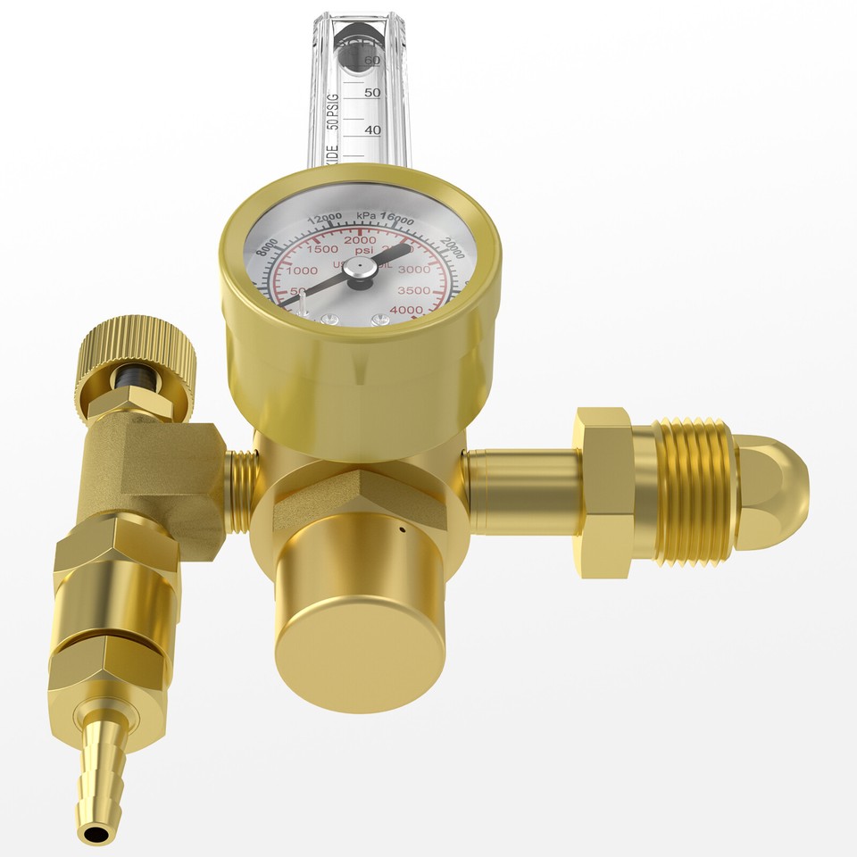 CO2 Argon Gas, Argon flow meter regulator with 6.6ft Gas Hose for MIG ...