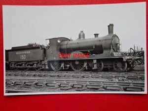PHOTO SR EX LSWR CLASS K10 SMALL HOPPERS LOCO NO (30)150 ON SHED AT ...