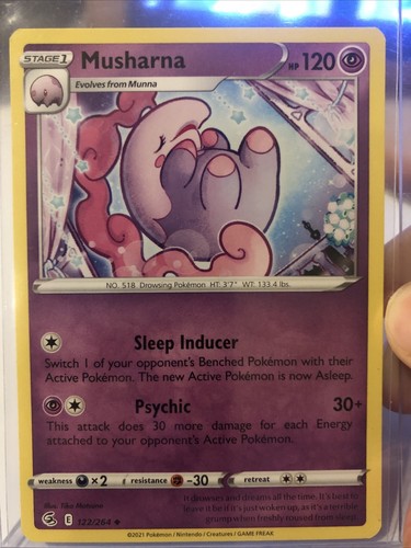 Pokémon TCG Musharna Fusion Strike 122/264 Regular Uncommon Mint | eBay