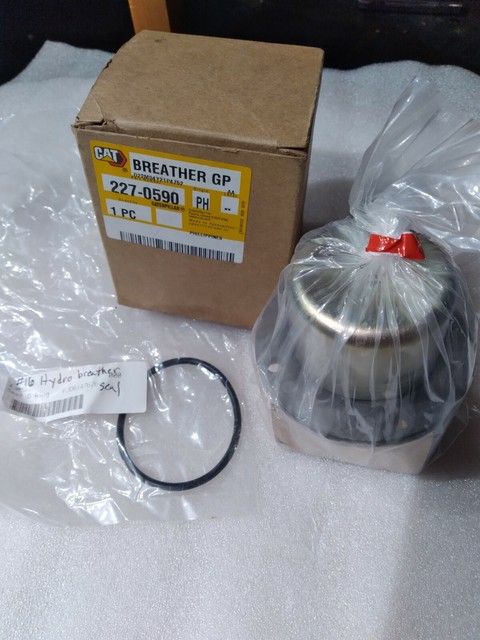 CATERPILLAR OEM 227-0590 HYDRAULIC TANK BREATHER FILTER ASSEMBLY CAT ...