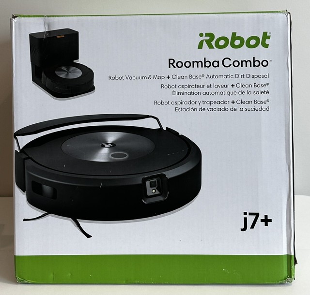iRobot Roomba Combo j7+ Robotic Vacuum Cleaner - Graphite (C755020) for ...