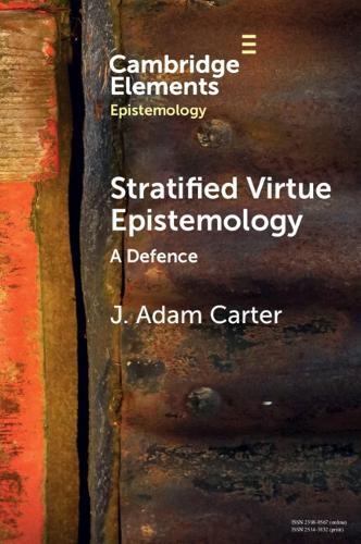 J. Adam Carter Stratified Virtue Epistemology (Paperback) (UK IMPORT ...