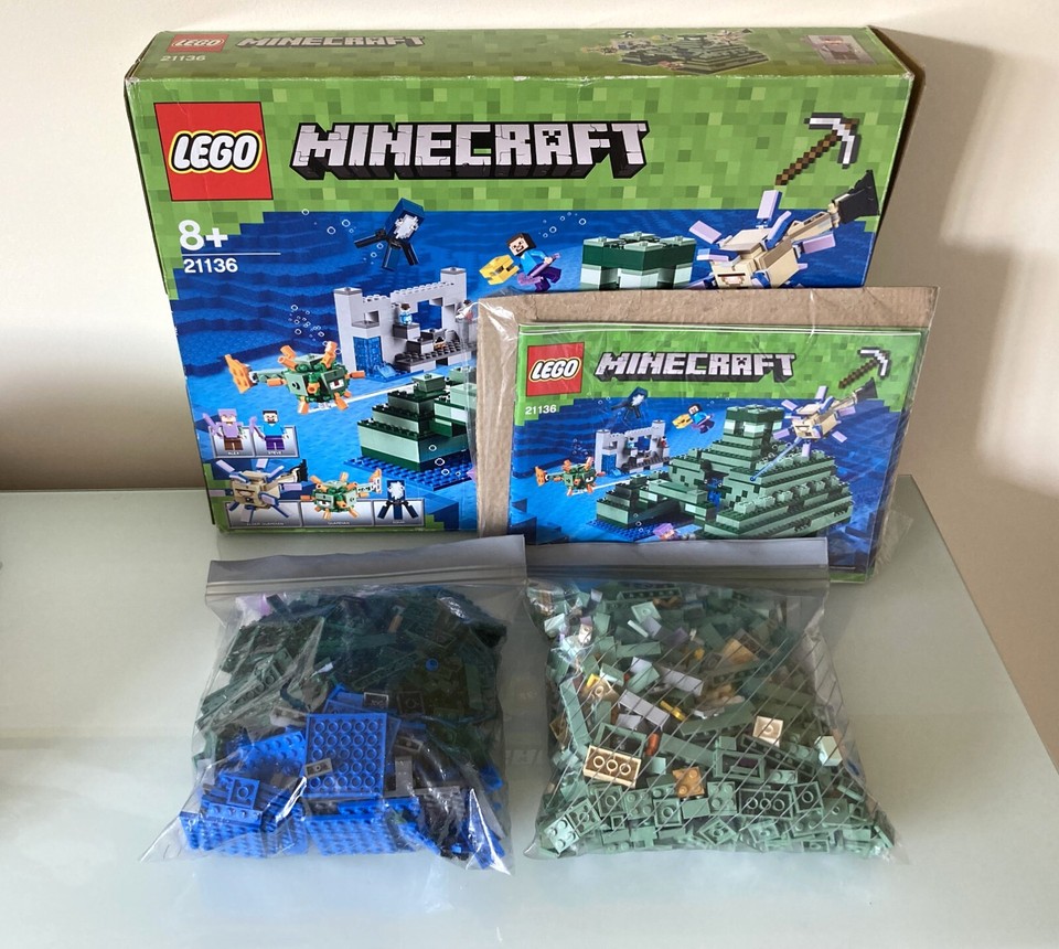 LEGO Minecraft: The Ocean Monument (21136) : Complete Including Box ...