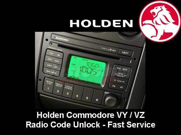 Holden Commodore VY VZ Blaupunkt CD Player Pin Code Service | eBay ...
