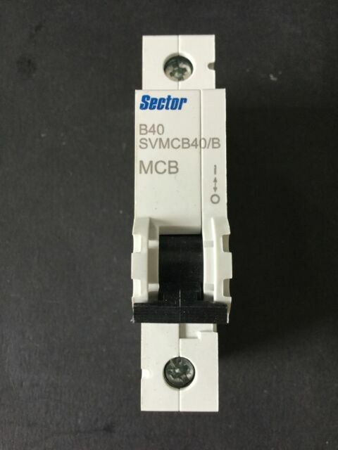 sector 40a Type B Single Pole MCB B40 Svmcb40/b for sale online | eBay