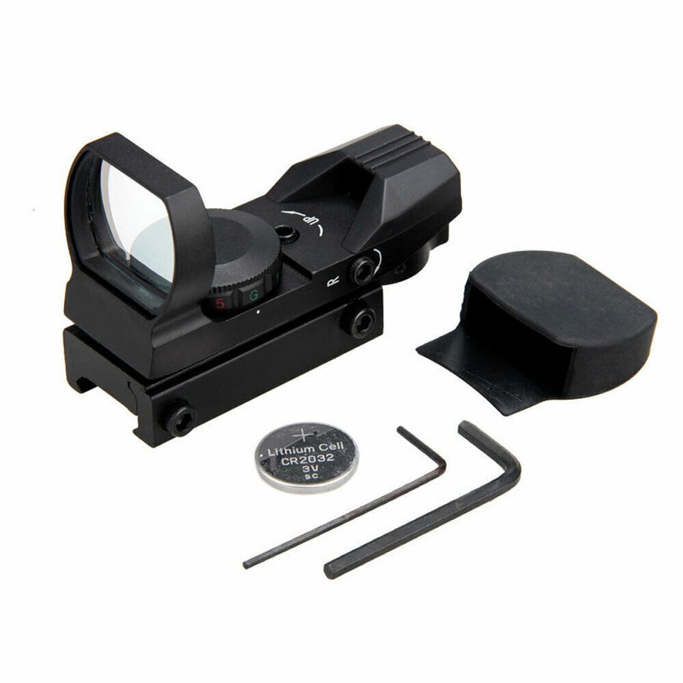 Tactical Red Green Dot Reflex Sight Scope W/ Red /Green Laser ...