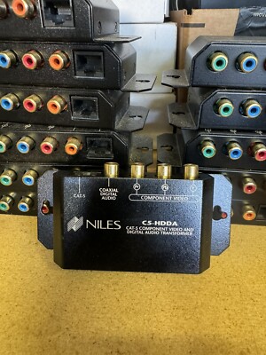 NILES C5-HDDA COMPONENT VIDEO DIGITAL AUDIO BALUN TRANSFORMER OVER CAT5 ...