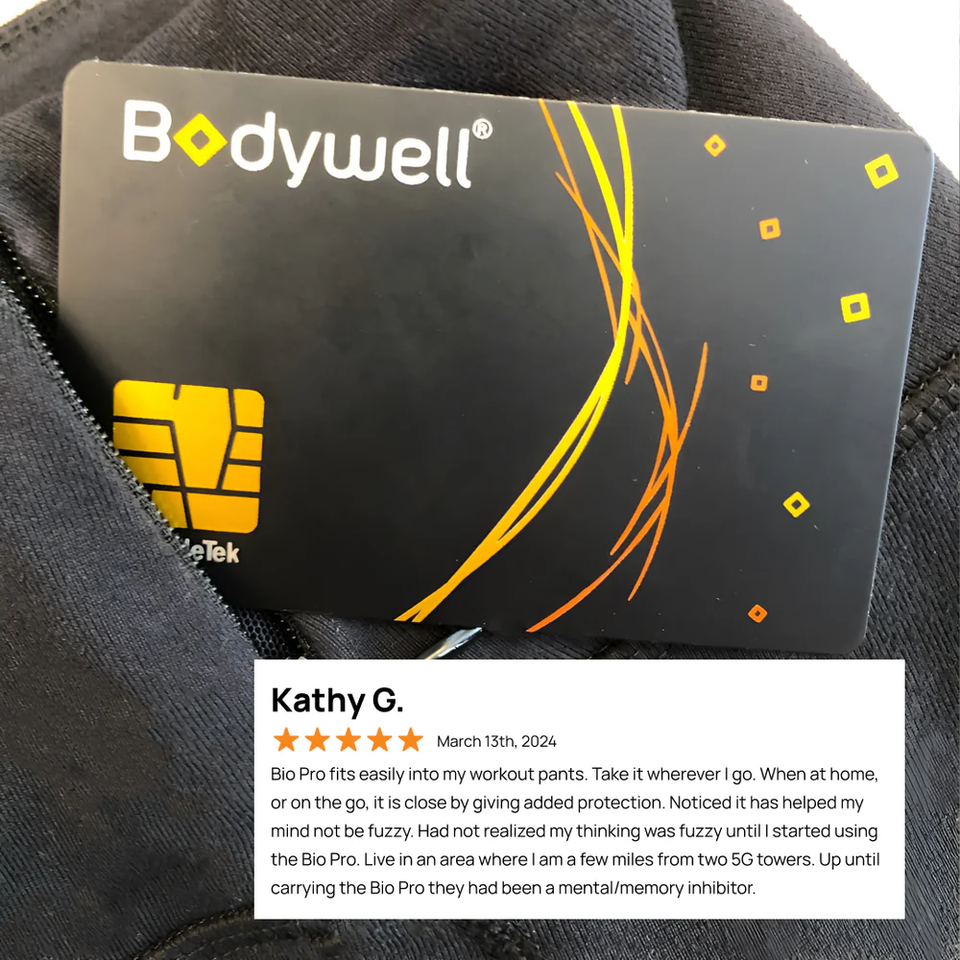 Bodywell Body Well BioChip Bio Card BioCard Pro EMF Protection Blocking ...
