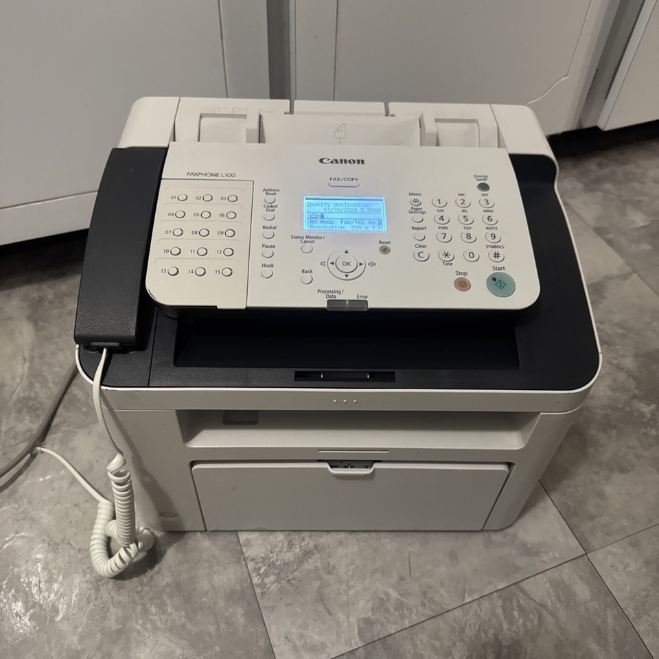 Canon FAXPHONE L100 All-In-One Laser Printer Fax Machine Copier | eBay