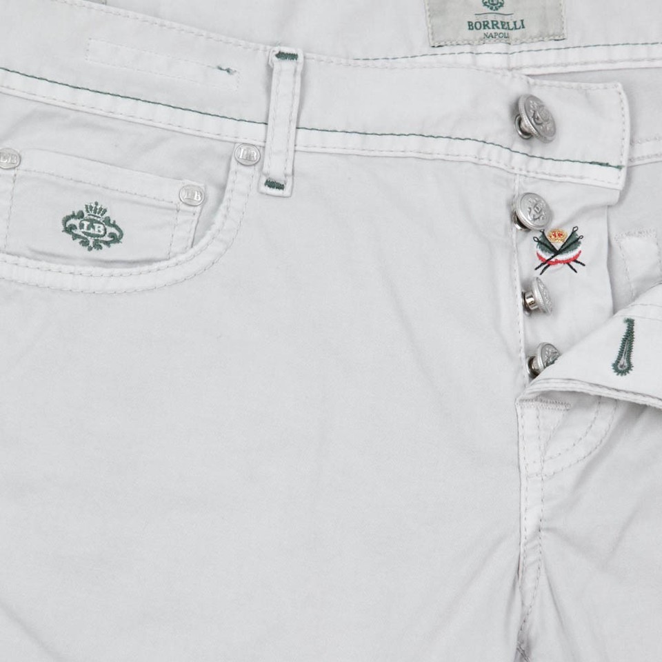 Luigi Borrelli Light Gray Pants - Super Slim - 35/51 - (CAR2931550 ...