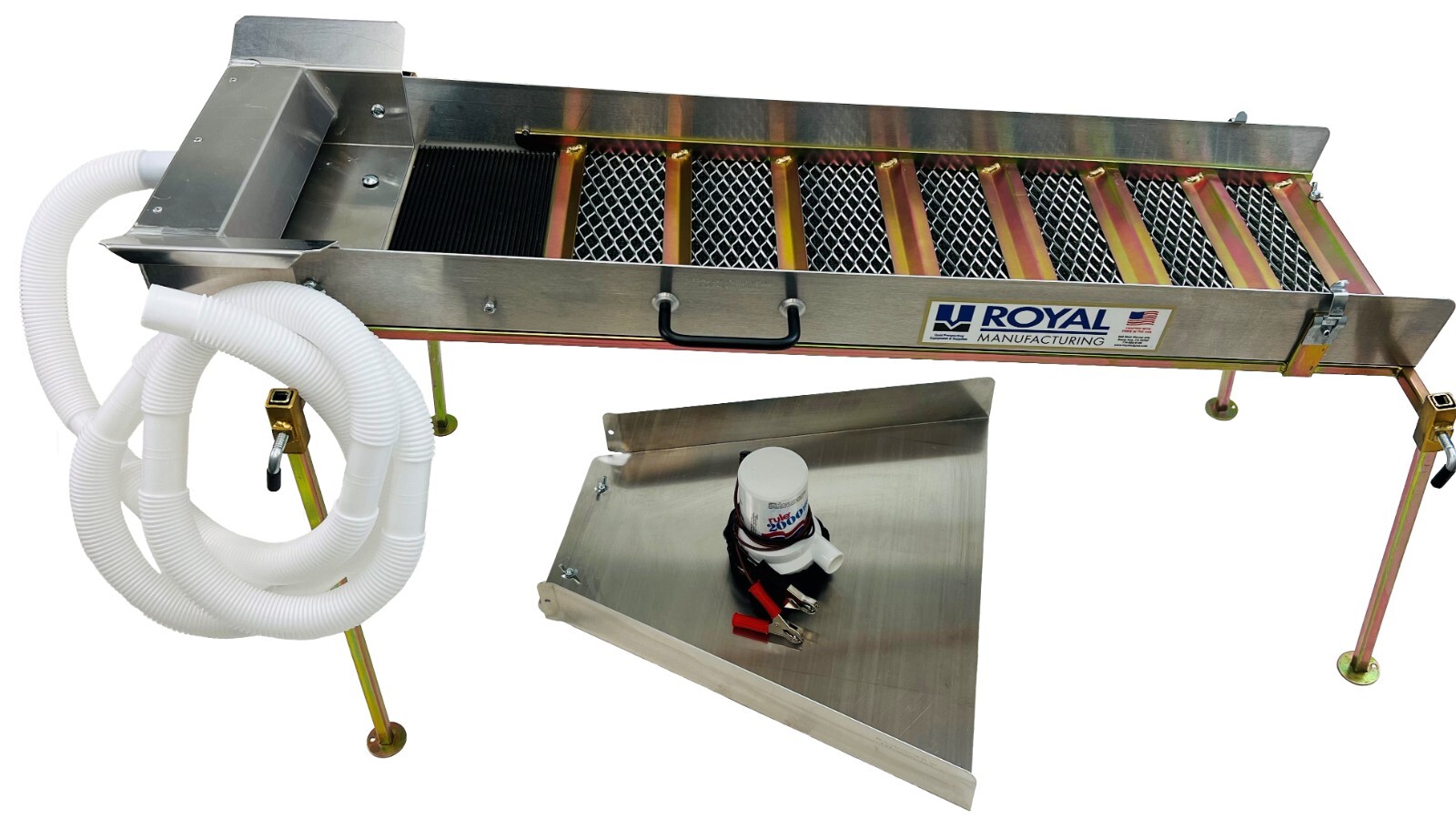 Sluice, 54" Ultra-Wide Flare Stream Sluice Kit, Gold Prospecting | eBay