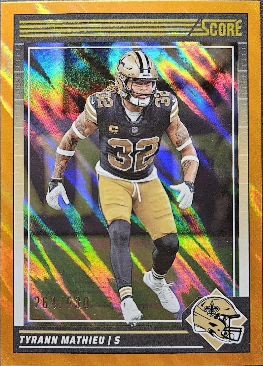 2024 Score - Tyrann Mathieu #202 Lava /630 for sale online | eBay