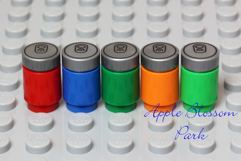 NEW Lego Minifig SODA POP CANS "Coke" "Pepsi" "Dew" "Crush" "Sprite ...