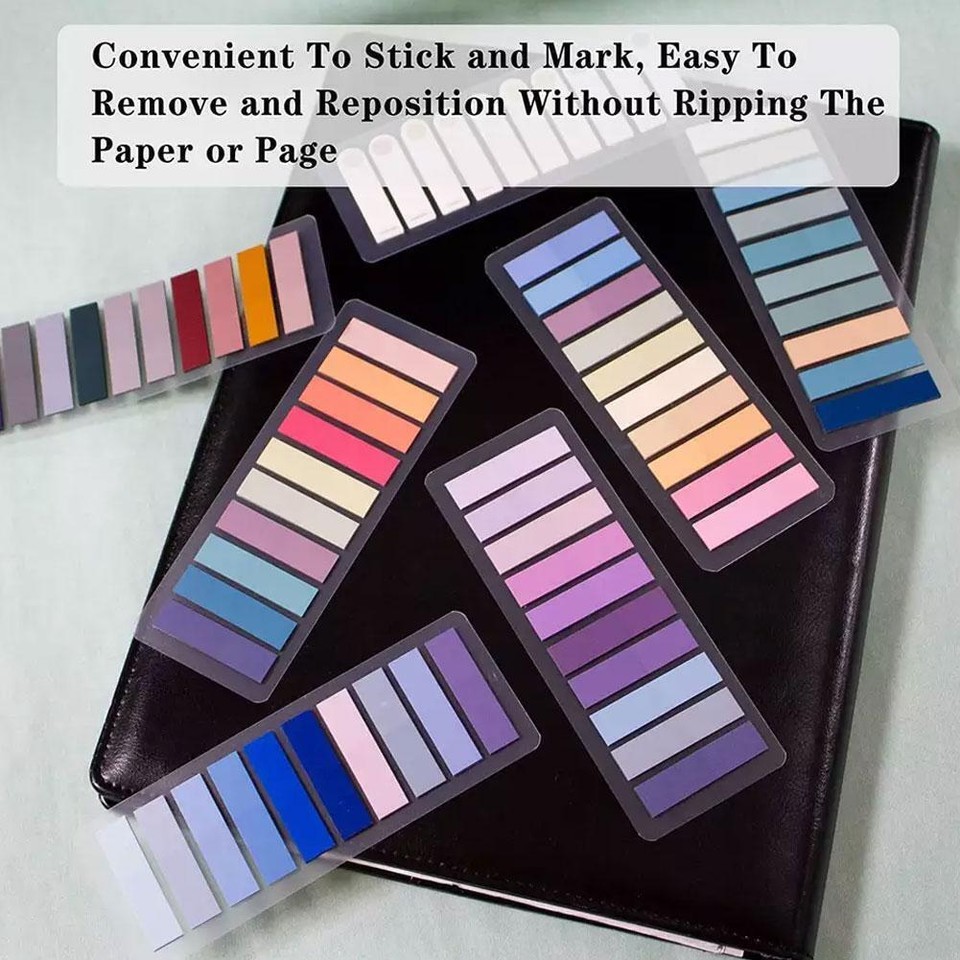 Sticky tabs pieces, Morandi Book Tabs in 60 different Colors, Sticky ...