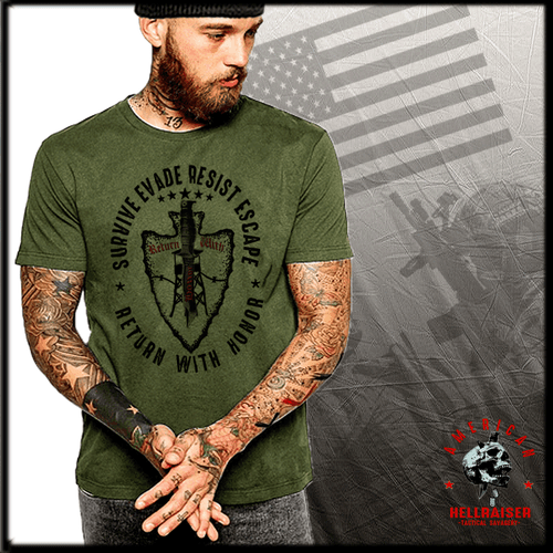 SERE School t-shirt survive evade resist escape military POW survival ...