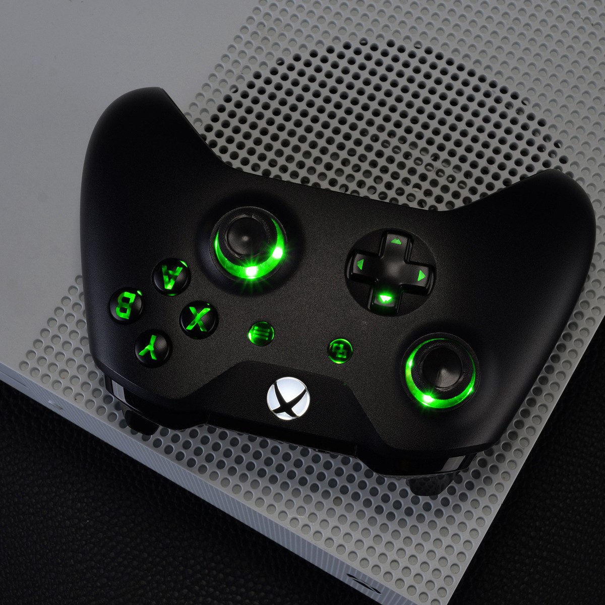 Xbox 360 Controller Led Buttons See Through Button With Blue LED