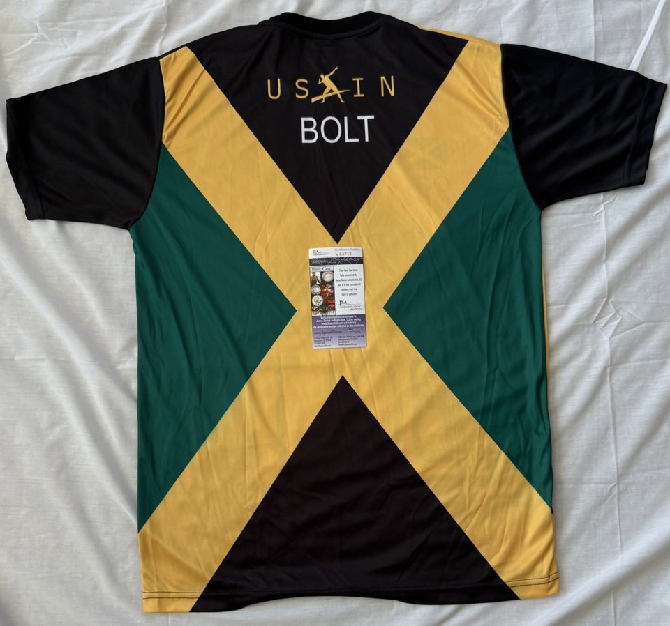 usain bolt signed Olympics Jersey COA JSA | eBay