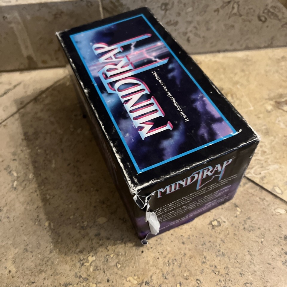 Vintage 90s Mindtrap Card Thinking Game Mind Challenge 1991 Ed Pressman ...