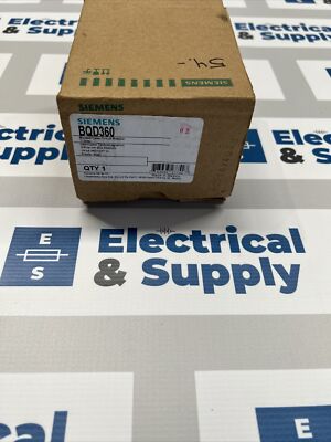 NEW SIEMENS BQD360 TYPE BQD 60A 480V BOLT ON BREAKER | eBay