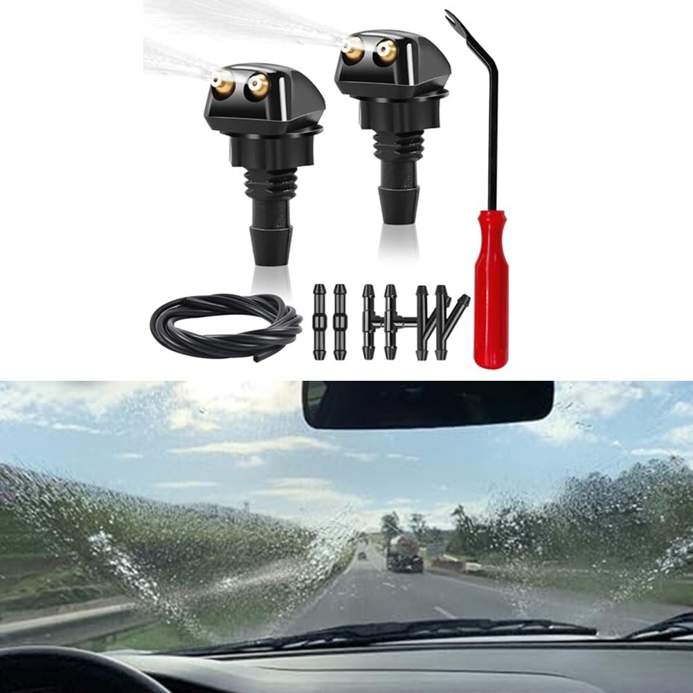 Durable Nozzles Spray Long-lasting Metal Screwdriver Washer Windshield ...