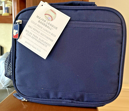 School Pottery Barn MLB BASEBALL LUNCH BOX Cold Pack sports soccer ...