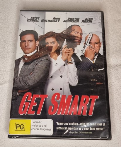 Get Smart DVD, PAL Region 4, Steve Carell Anne Hathaway, Brand New ...