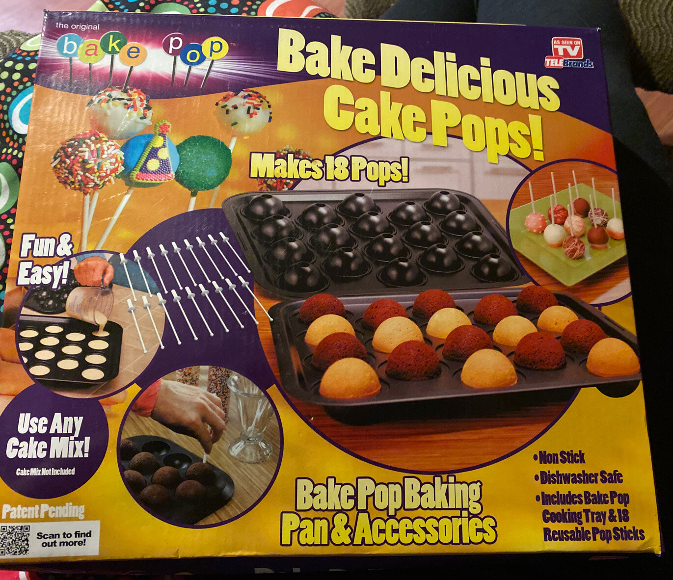 As Seen On TV The Original Bake Pop Cake Pop Kit, Makes 18 Pops! NIB | eBay