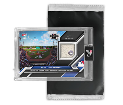 Game-used Base Relic # to 125 or Lower - MLB at Rickwood Field - 2024 ...