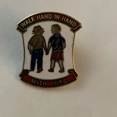 Walk Hand In Hand With TOPS Lapel Hat Pin | eBay